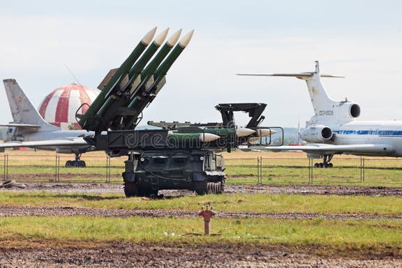 Buk missile system editorial stock photo. Image of exhibition - 25821833