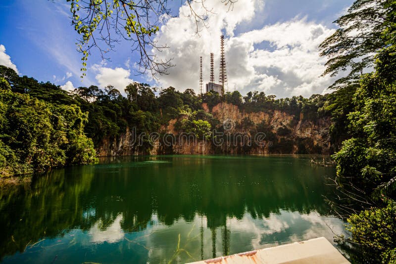 Bukit Timah Nature Reserve Singapore Stock Image - Image of asia, water ...