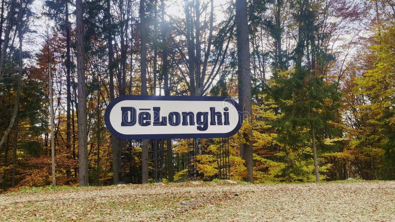 Bukovel, Ukraine - October 2022 : Billboard Delonghi on a Mountain in ...