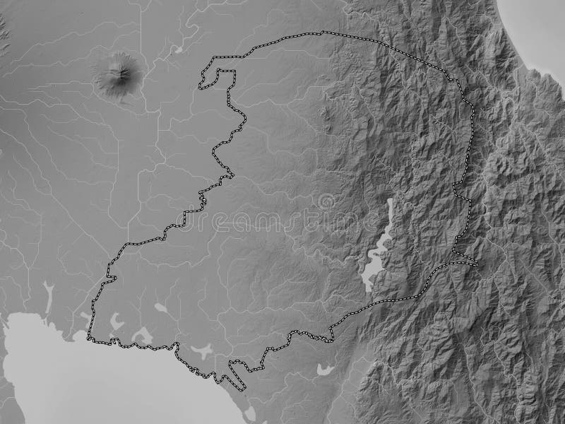 Bulacan, Philippines. Grayscale. No Legend Stock Illustration ...