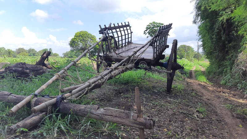 Bulak Car the Vehicle Which Using in Farming Stock Image - Image of ...