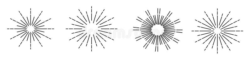 Sun Simple Icons Collection. Vector Illustration Stock Vector ...