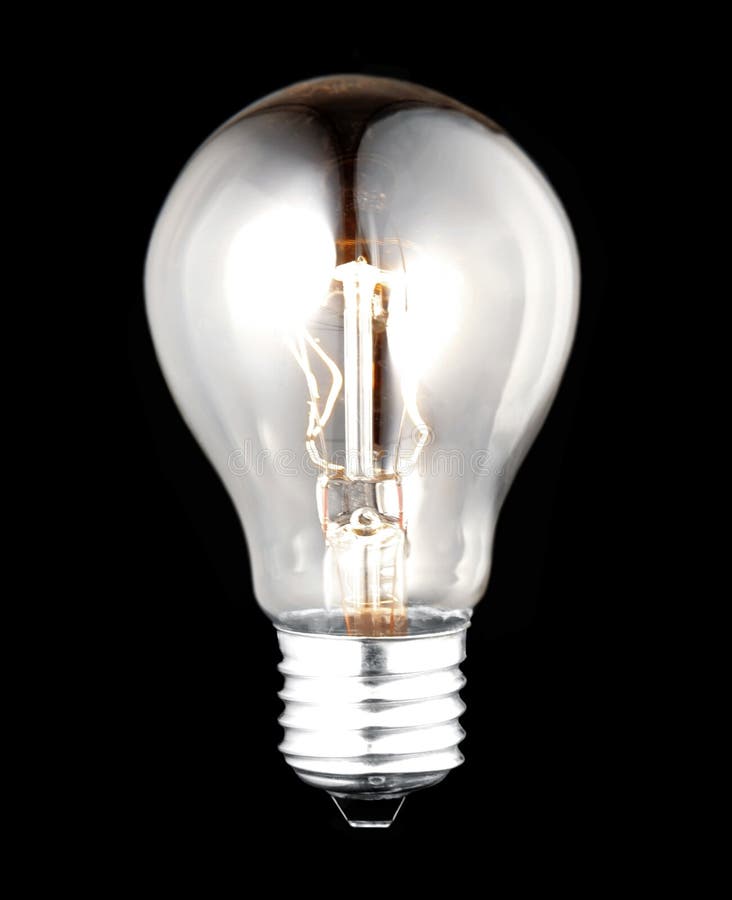 Old fashioned light bulb stock image. Image of edison - 5560697