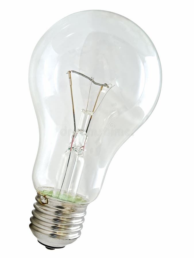 Old fashioned light bulb stock image. Image of edison - 5560697