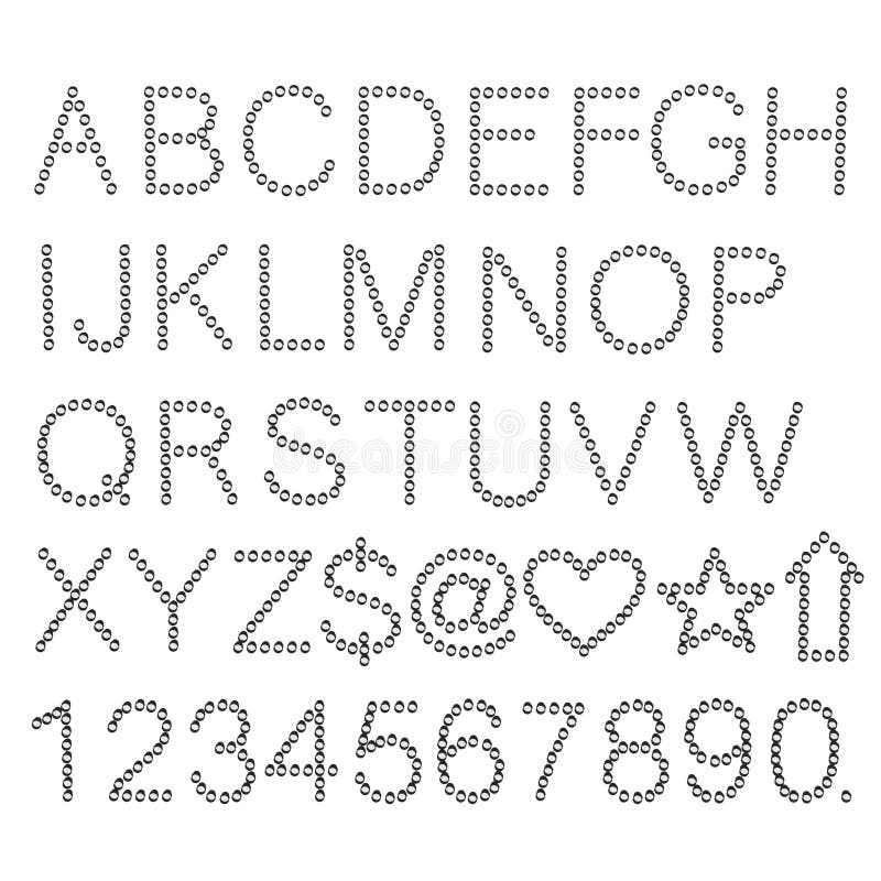 Bulb alphabet stock illustration. Illustration of hand - 54753509