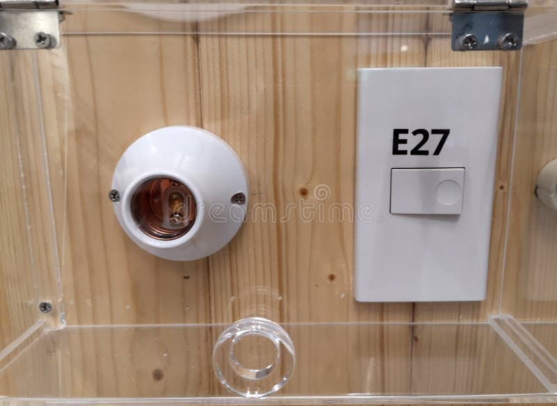 Bulb Basic Experiment Kit. Equipment for Test Electrical. Stock Image ...