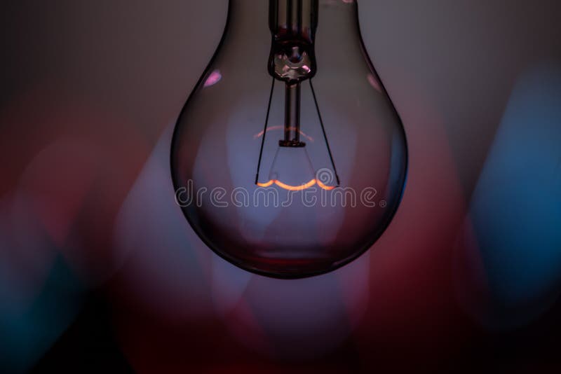 Bulb on a Beautiful Background Stock Image - Image of electricity ...