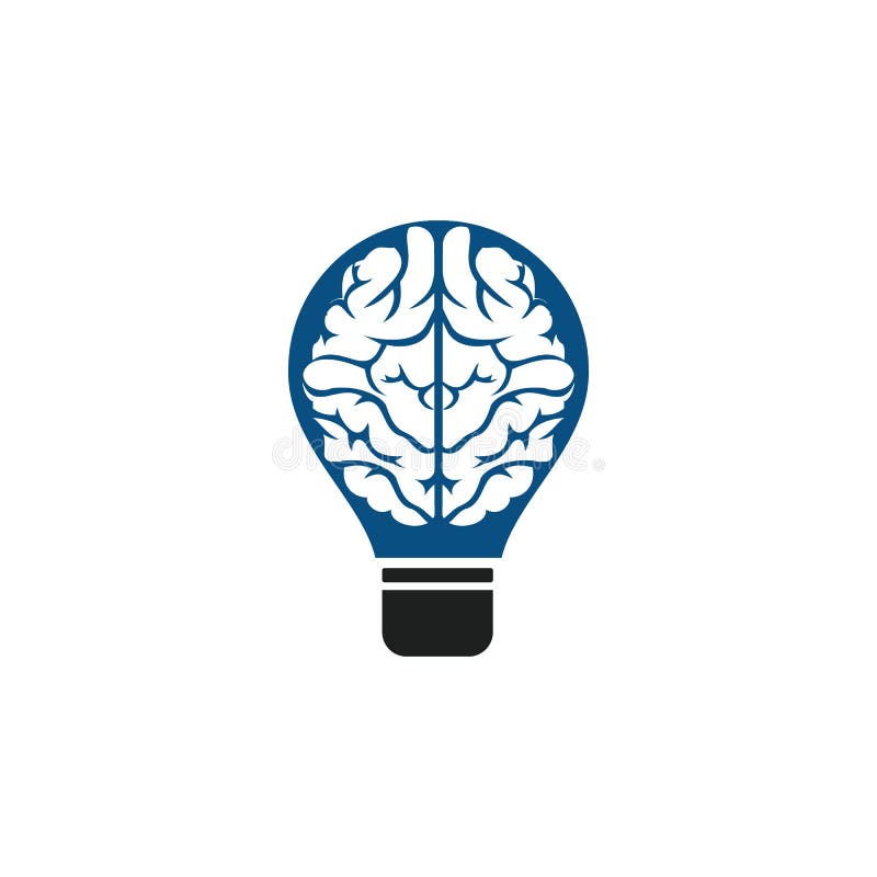Bulb and Brain Logo Design. Creative Light Bulb Idea Brain Vector Icon ... Bulb and Brain Logo Design. Creative Light Bulb Idea Brain Vector Icon ...