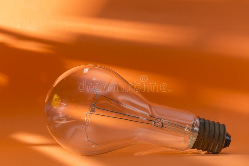 Bulb with broken filament stock image. Image of transparent - 160939991