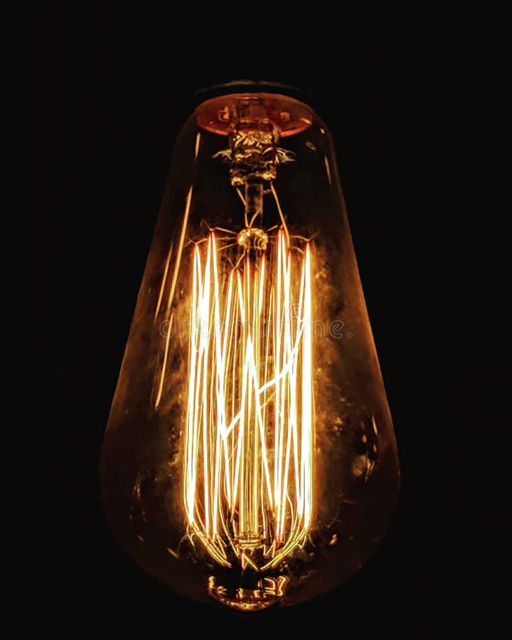 Bulb decor stock photo. Image of yellow, orange, filaments - 223536074