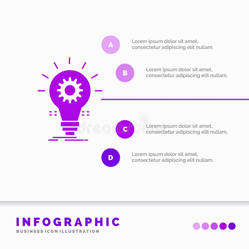 Bulb, Develop, Idea, Innovation, Light Infographics Template for ...