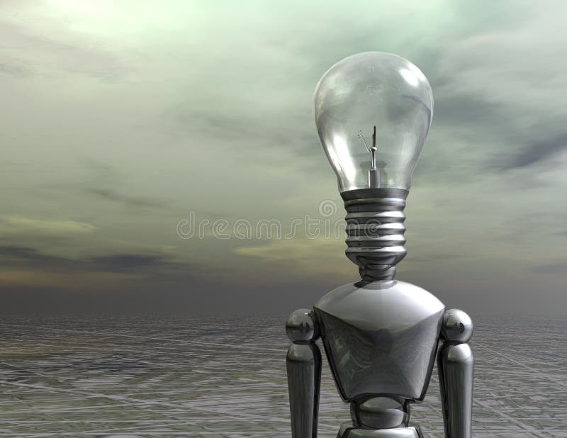 Bulb stock illustration. Illustration of glass, human - 34578455