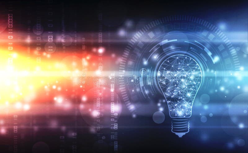 Bulb Future Technology, Innovation Background, Artificative ...