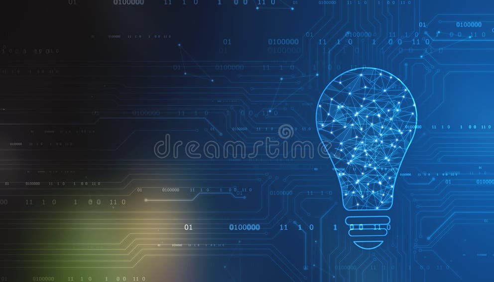 Bulb Future Technology, Innovation Background, Creative Idea Concept ...