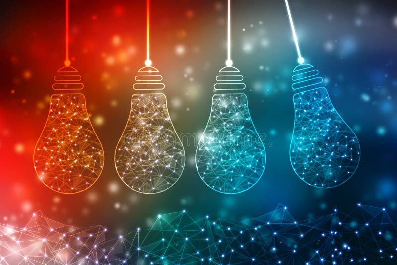 Bulb Future Technology, Innovation Background, Creative Idea Concept ... Bulb Future Technology, Innovation Background, Creative Idea Concept ...