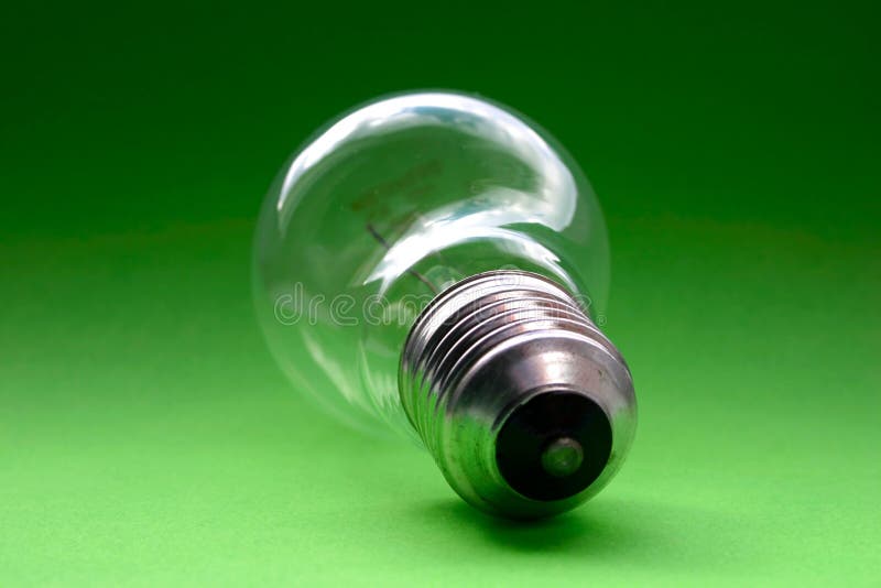 Bulb on green stock image. Image of lamp, lightbulb, electricity - 257051
