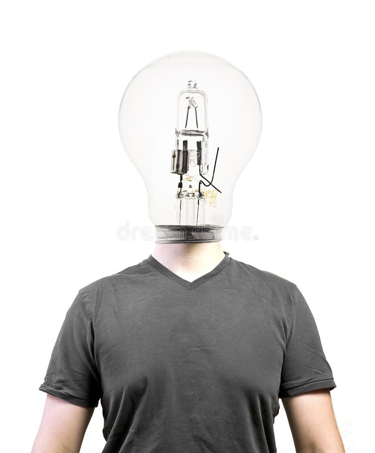 Bulb head stock image. Image of electic, flame, coil - 15857837
