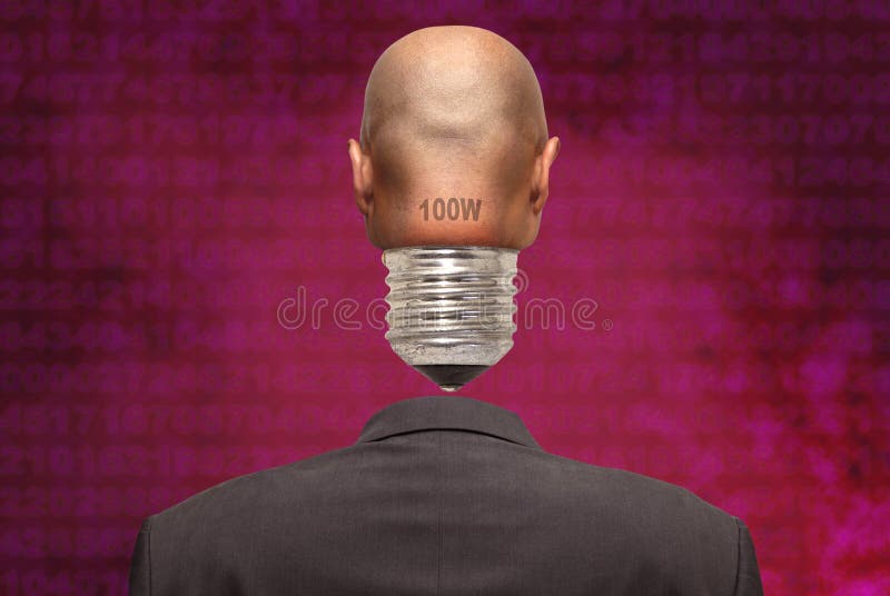 Bulb head stock image. Image of energy, head, compact - 8975767