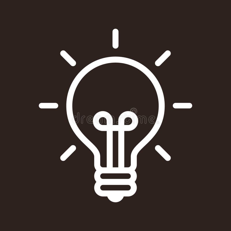 Bulb Icon, Light Bulb Sign, Lamp Symbol, Ideas and Innovation Concept ...