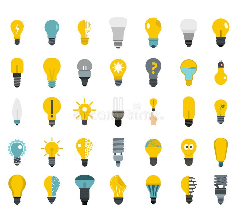 Led Icon Set Stock Illustrations – 17,418 Led Icon Set Stock ...