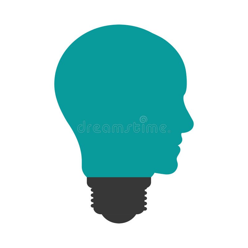 Bulb Icon. Think and Idea Design. Vector Graphic Stock Vector ...