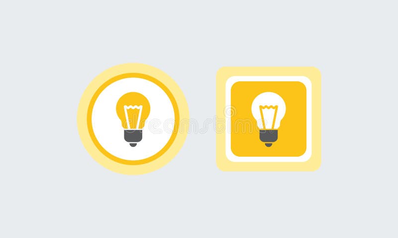 Bulb Icon Vector, Innovation Idea, Tip Logo Design, Flat Style ...