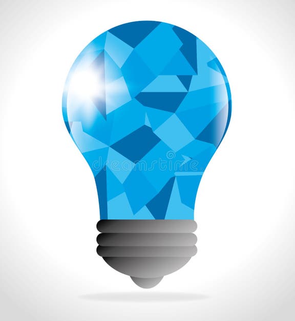 Bulb idea design. stock vector. Illustration of energy - 58821656