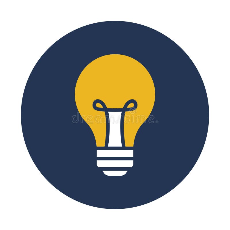 Bulb, Incandescent Vector Icon Which Can Easily Modify Stock Vector ...