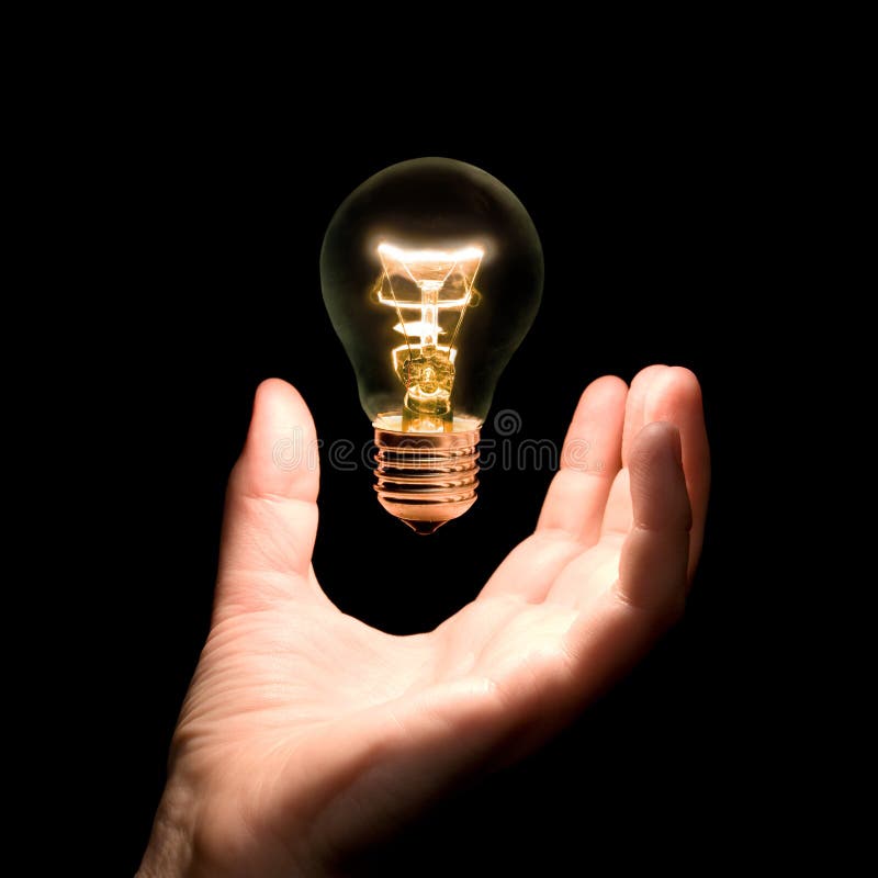 Head shaped light bulb stock image. Image of concept - 22488721