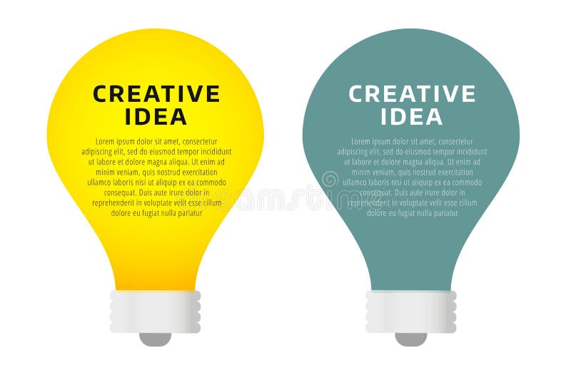 Bulb Lamp Light Idea Vector Background Stock Vector - Illustration of ...