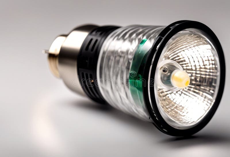 Bulb Led 2 Light Isolated Bright Brightly Component Conservation Copy ...