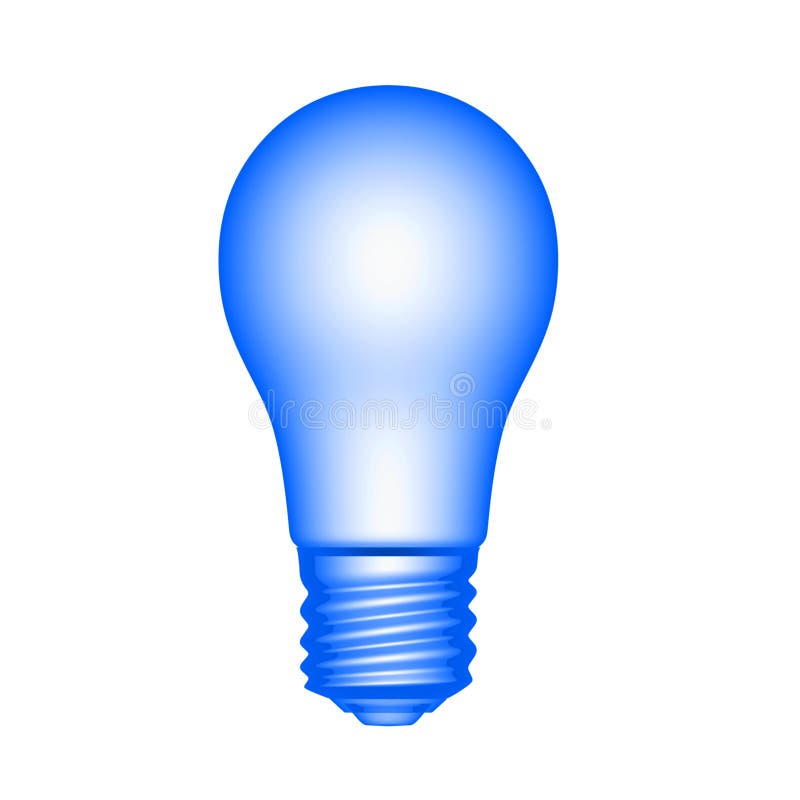 Blue Light Bulb Free Stock Photos & Pictures, Blue Light Bulb Royalty ...