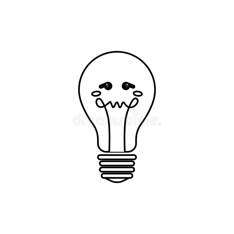 Sad Light Bulb Cartoon Stock Illustrations – 371 Sad Light Bulb Cartoon ...