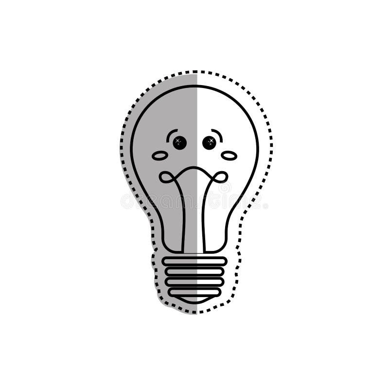 Sad Light Bulb Cartoon Stock Illustrations – 371 Sad Light Bulb Cartoon ...