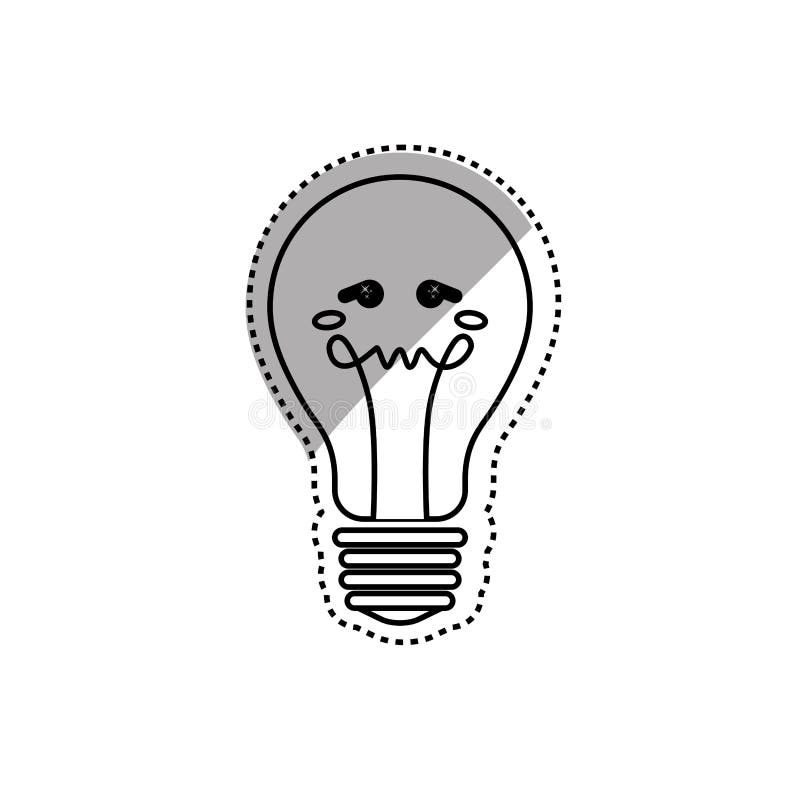 Sad Light Bulb Cartoon Stock Illustrations – 371 Sad Light Bulb Cartoon ...