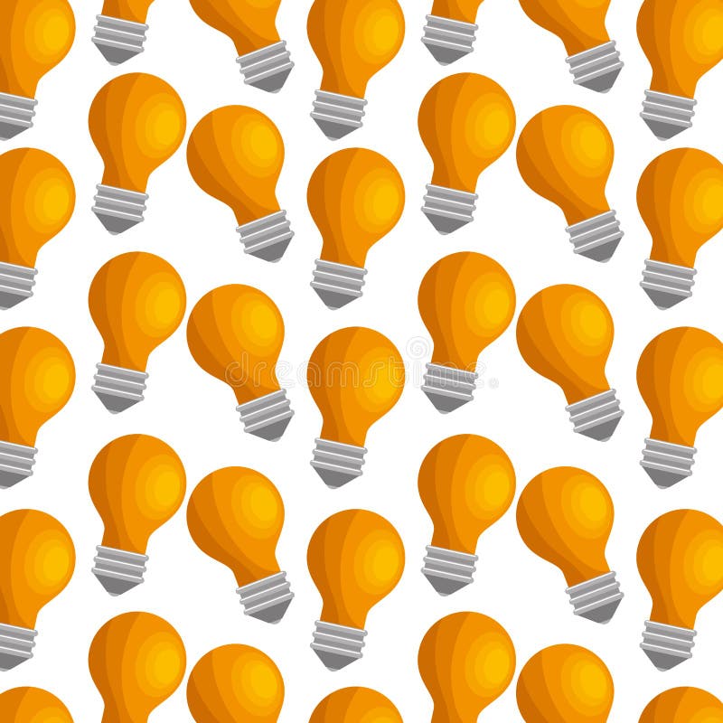 Bulb Light Education Pattern Icon Stock Illustration - Illustration of ...