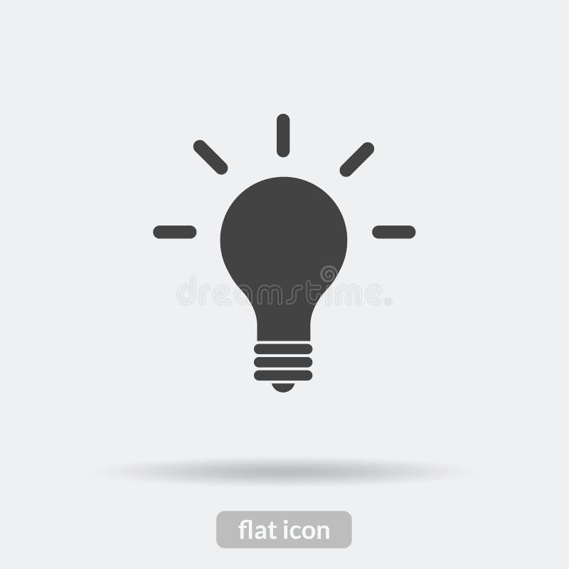 Bulb Light Icon, Vector is Type EPS10 Stock Vector - Illustration of ...