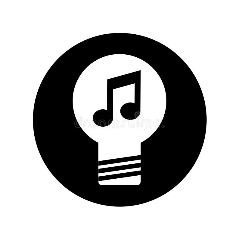 Light Bulb Music Note Stock Illustrations – 283 Light Bulb Music Note ...