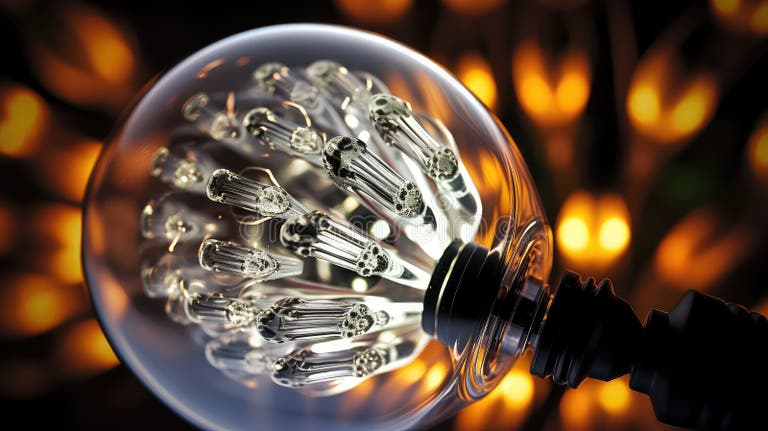 Bulb light technology stock illustration. Illustration of sming - 373871621