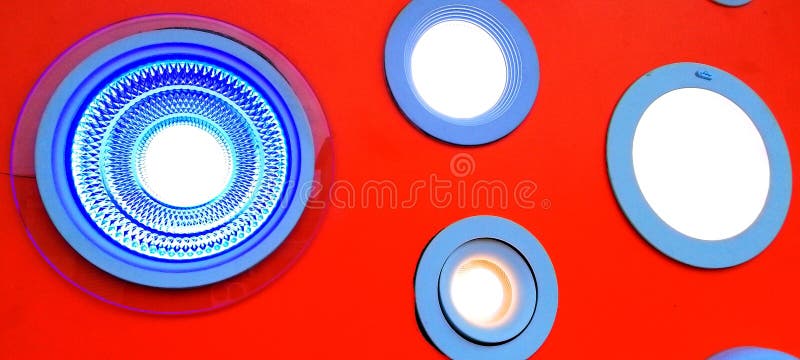 Bulb Light with Three Switching Colors Stock Photo - Image of power ...