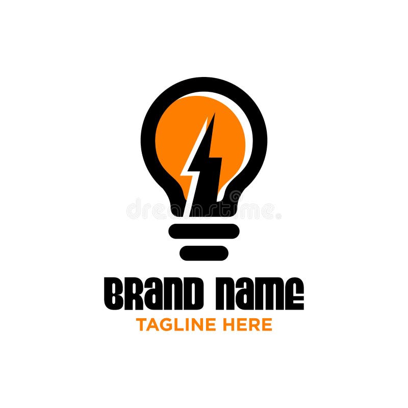 Bulb Logo Design stock vector. Illustration of logo - 264748317