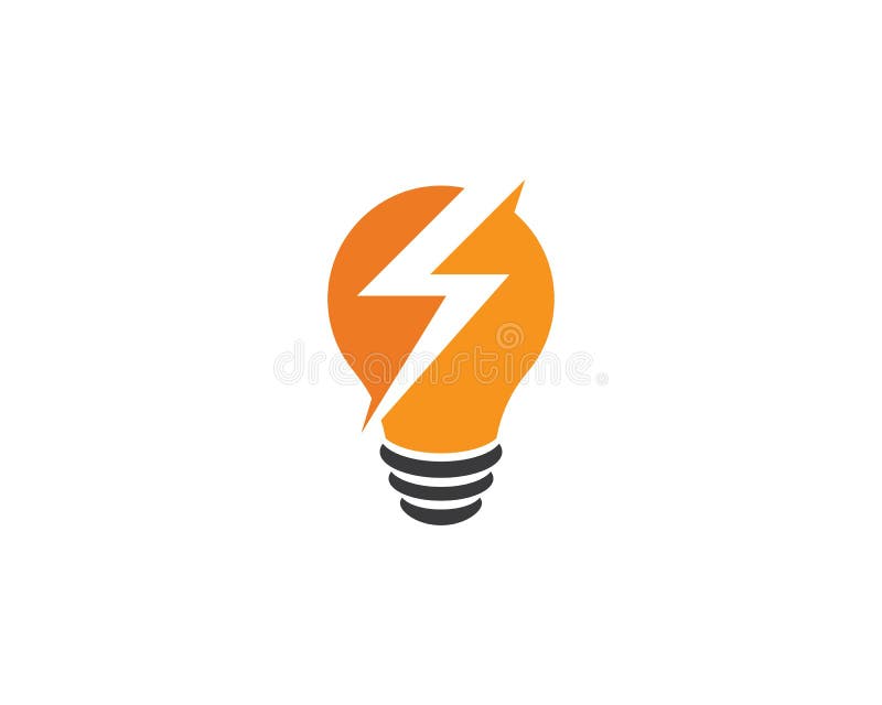 Light Bulb Logo Design Made of Color Pieces Stock Vector - Illustration ...