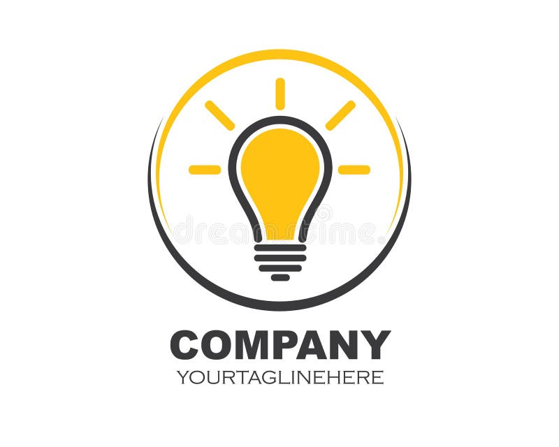 Bulb Logo Vector Ilustration Stock Vector - Illustration of design ...