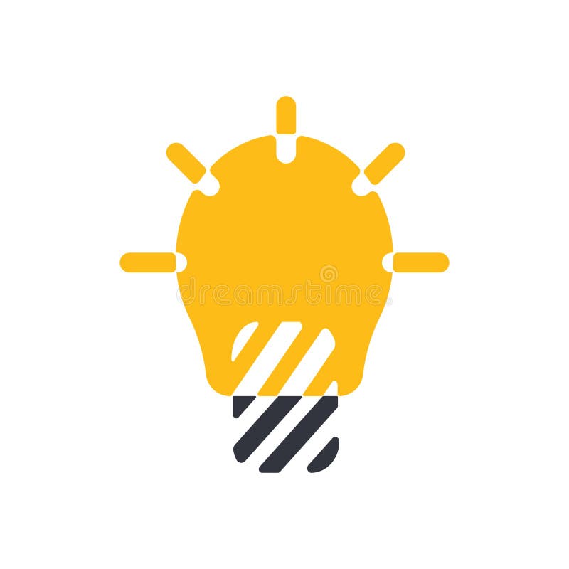 Bulb logo vector stock vector. Illustration of electricity - 339596028
