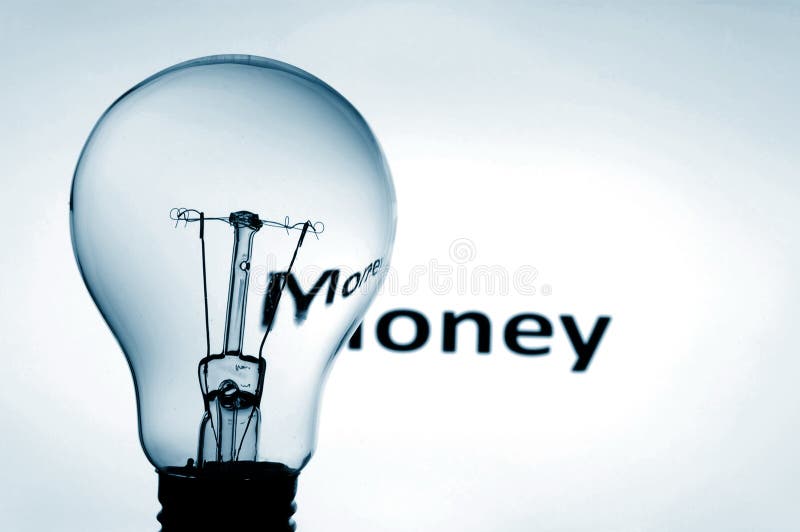 Money Bulb stock illustration. Illustration of business - 16896041