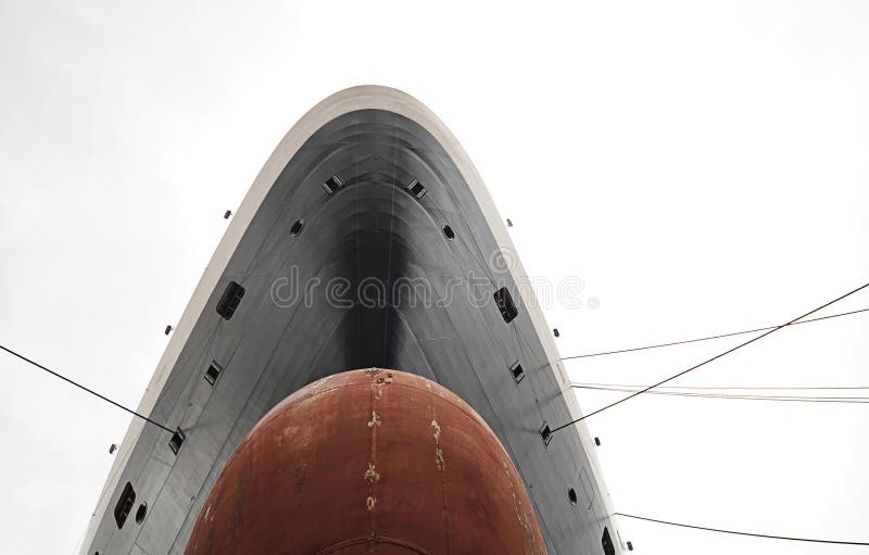 Ship s bow in water stock image. Image of ship, front - 1358309