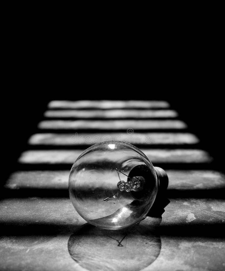 Bulb in the Shadow stock photo. Image of direct, tungsten - 177084834