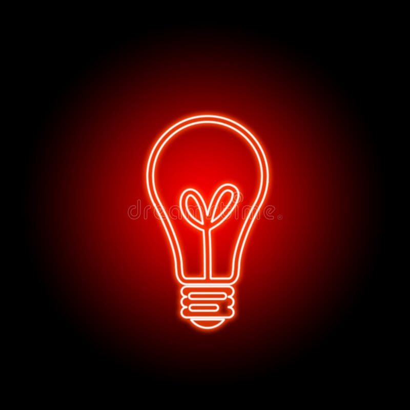 Bulb symbol stock illustration. Illustration of lighting - 17968863