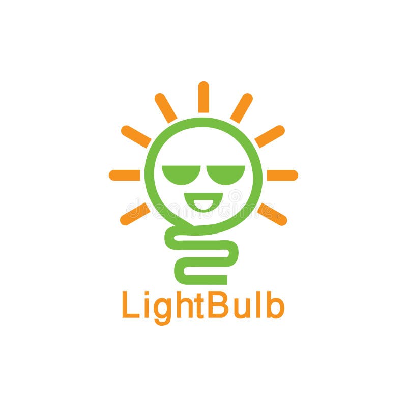 Bulb tech vector cartoon stock vector. Illustration of business - 140873936