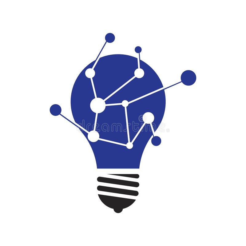 Bulb Technology Ilustration Logo Vector Stock Illustration ...